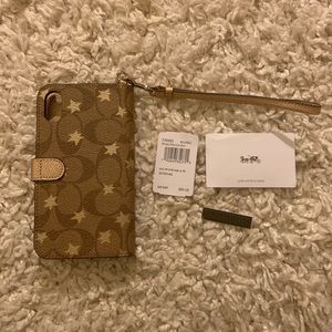 Coach | Accessories | Coach Signature Wallet Phone Case For Iphone Xr ...
